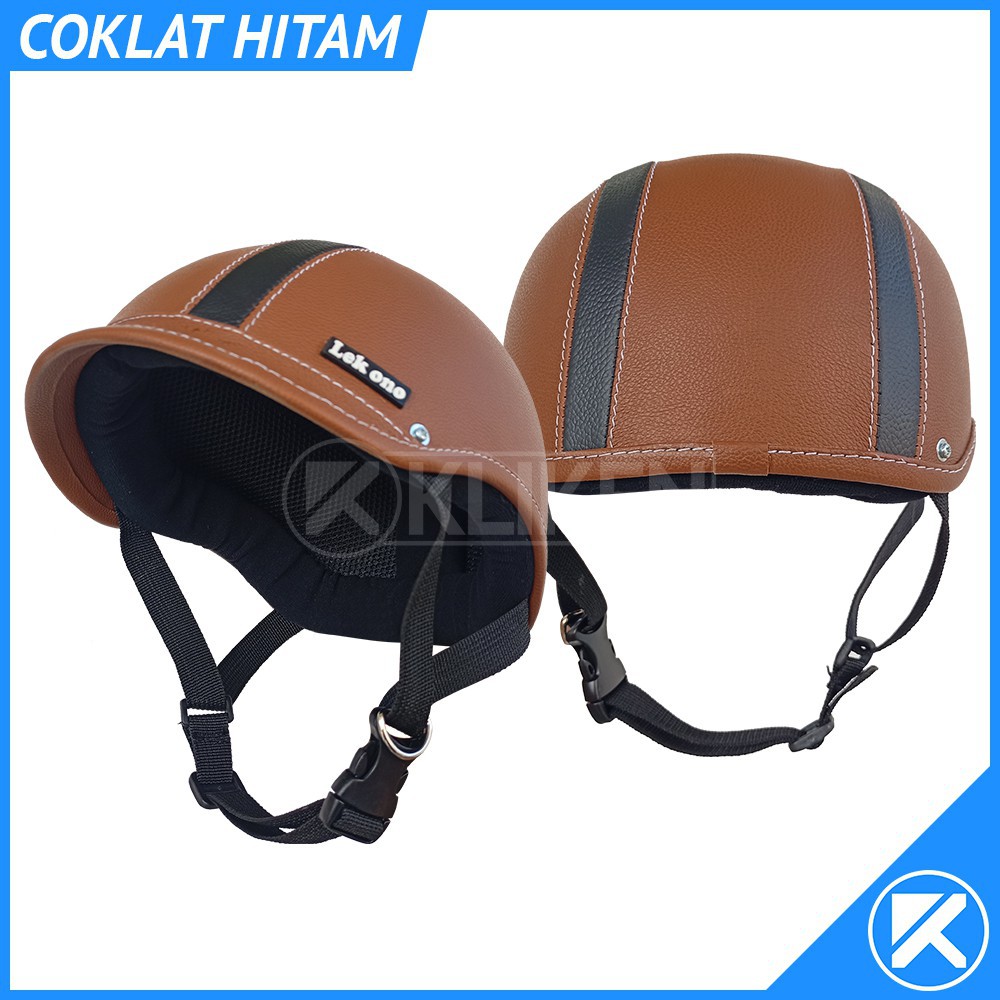 Jual XJ74W Helm Sepeda Retro "LEK ONO" Dewasa Kulit Sintetis Dengan ...