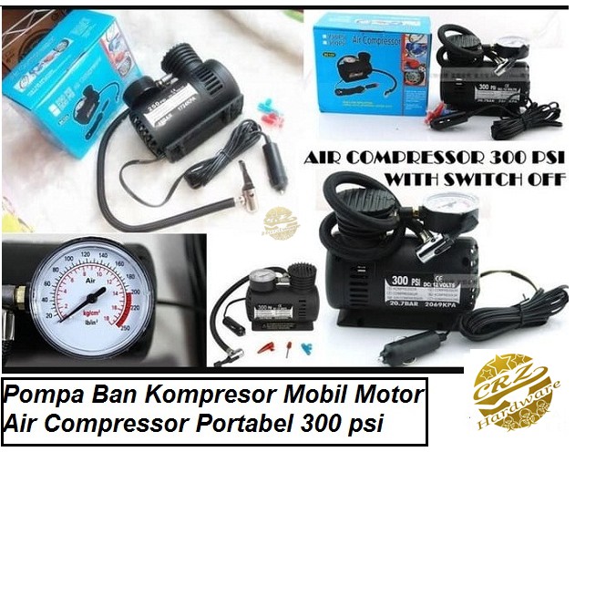 Jual Kompressor Mini Pompa Ban Mobil Motor Elektrik Air Compressor ...