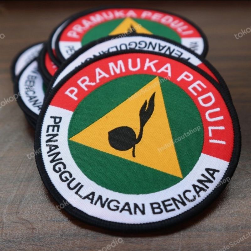 Jual Emblem Woven Merrowing Pramuka Peduli Bencana | Shopee Indonesia