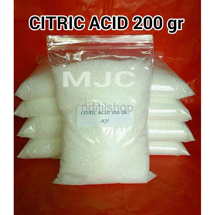 Jual CITRIC ACID / CITRUN / ASAM SITRUN ( 200 gr ) | Shopee Indonesia