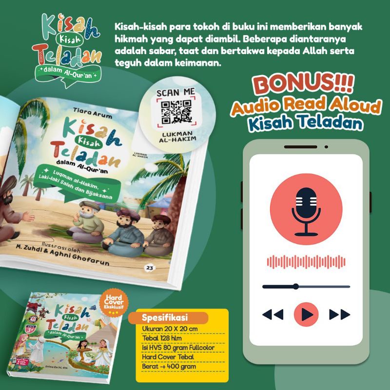 Jual ziyad Book | KISAH-KISAH TELADAN DALAM AL-QURAN (untuk 3 th+) | Shopee Indonesia