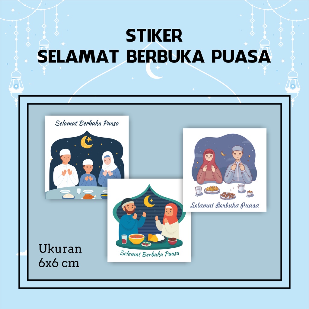 Jual Stiker Label Selamat Berbuka Puasa - Sayyidin Grafika | Shopee ...