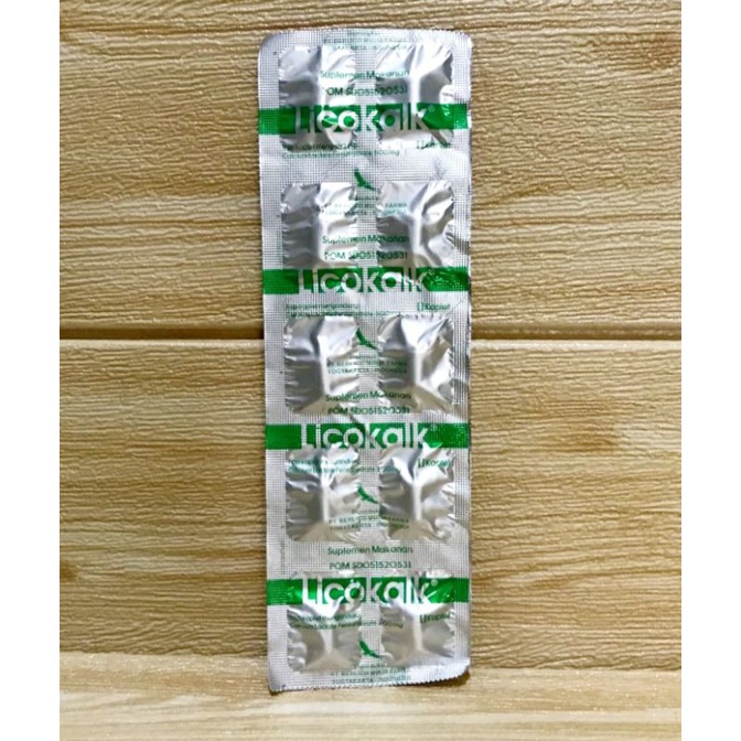 Jual Licokalk Kaplet | Memenuhi Kebutuhan Kalsium Tubuh | Mencegah ...