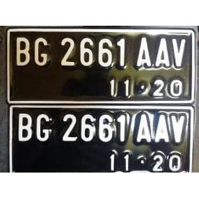 Jual Plat Nomor Motor Logo Resmi Samsat ~ | Shopee Indonesia