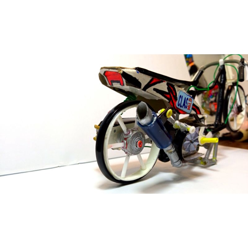 Jual (COD)!!!miniatur drag mio/miniatur motor drag | Shopee Indonesia