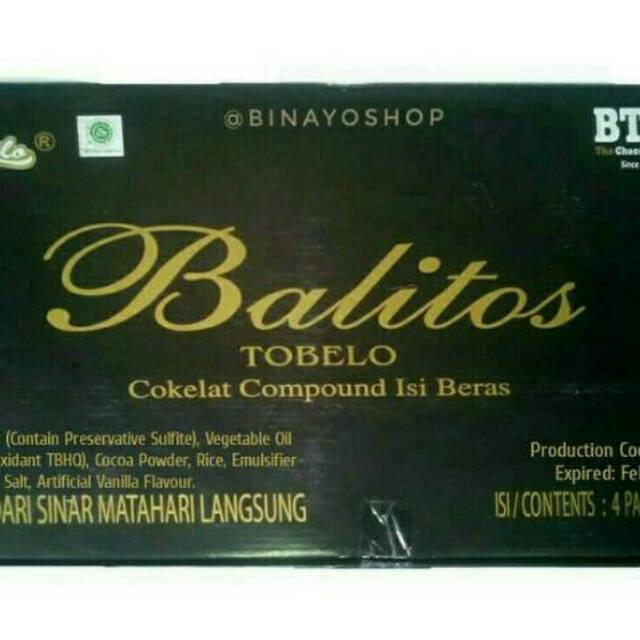 Jual Coklat Tobelo Balitos Coklat | Shopee Indonesia