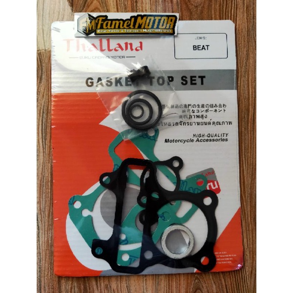 Jual GASKET PACKING PAKING TOP SET BEAT KARBU PLUS SEAL KLEP HIGH QUALITY | Shopee Indonesia