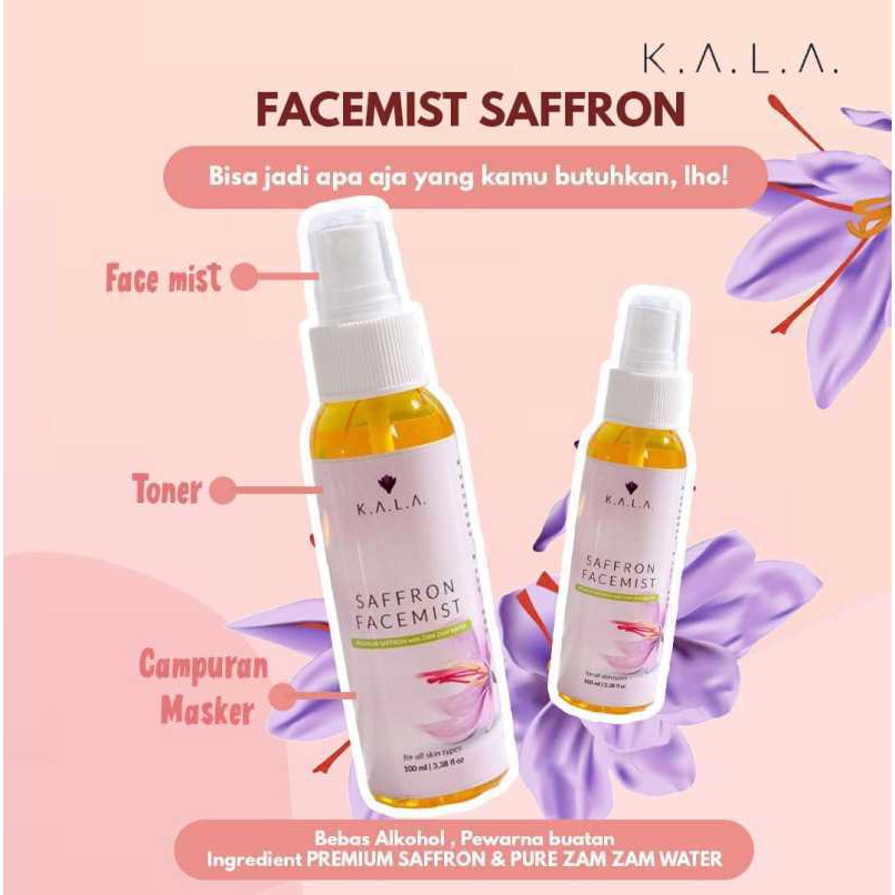 Jual (BPOM) Facemist Saffron Zam Zam 100ML Mezuca Face Mist Air Saffron ...