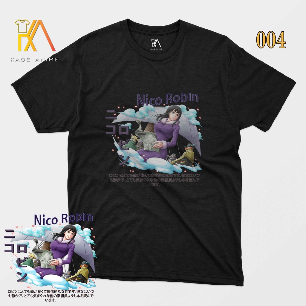 Jual KA Kaos Anime / Baju NICO ROBIN / T-shirt Japan / Kaos One Piece ... Jual KA Kaos Anime / Baju NICO ROBIN / T-shirt Japan / Kaos One Piece ...
