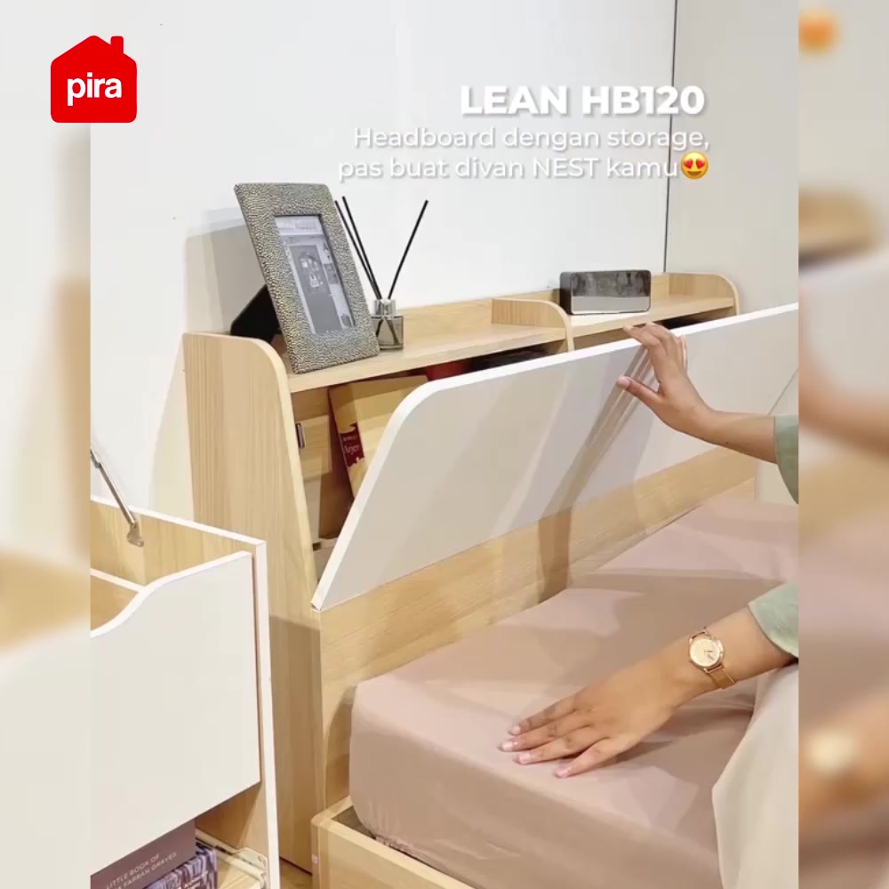 Jual PIRA - LEAN HB120 Sandaran Kasur / Bed Headboard | Shopee Indonesia