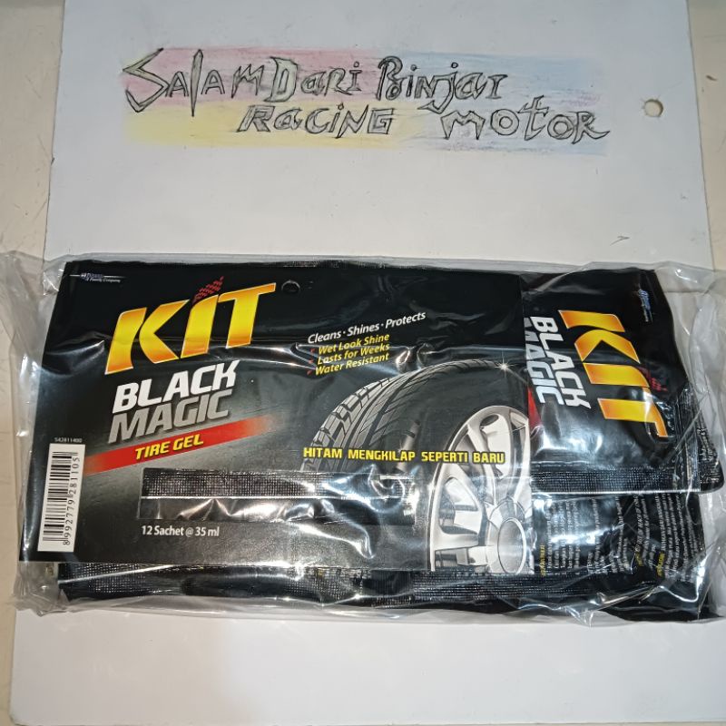 Jual KIT BLACK MAGIC SACHET 35 ML,SEMIR BAN, PENGKILAP BAN PENGKILAT ...