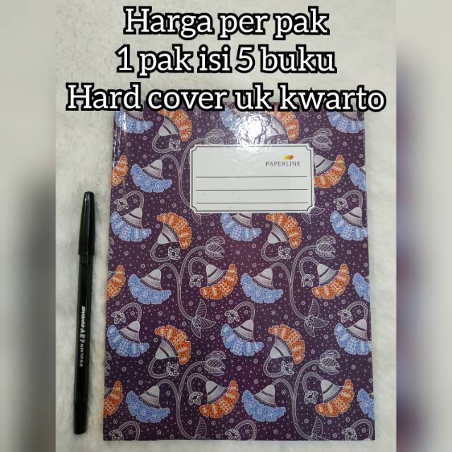 Jual Buku Tulis Hard Cover Kwarto | Buku Tulis Tebal 100 Lembar | Buku ...