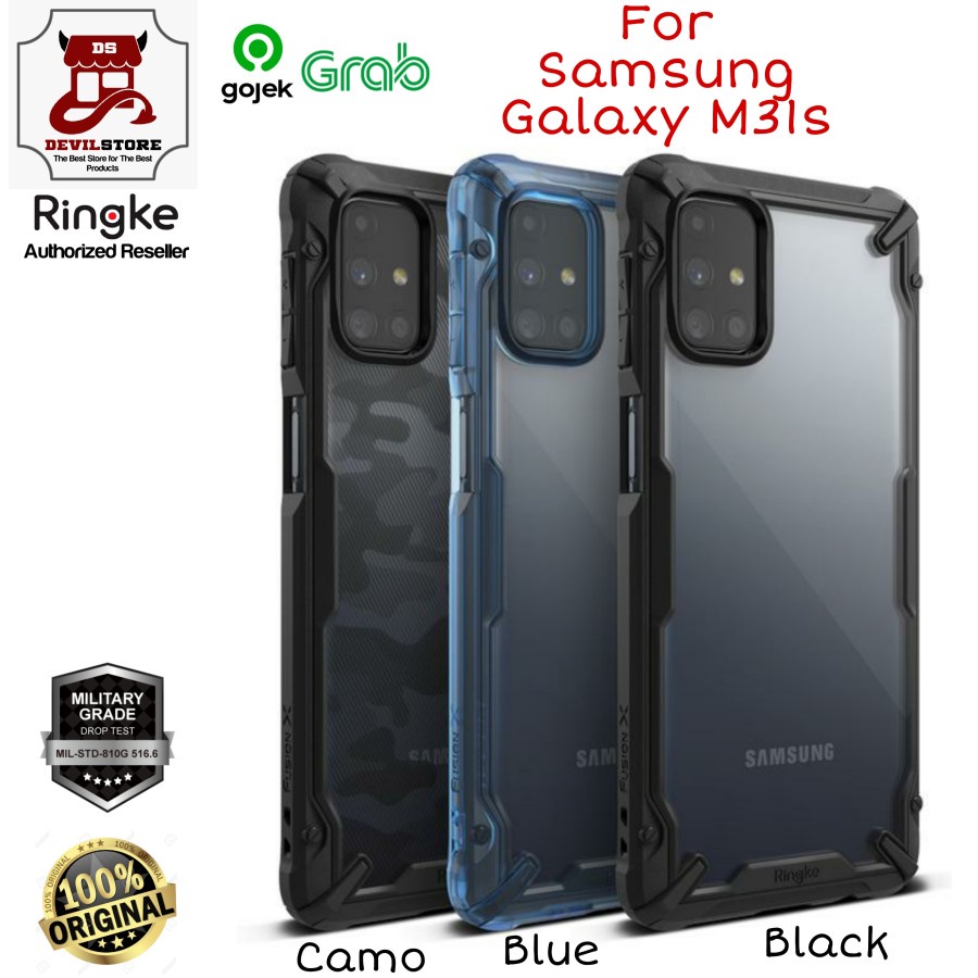 Jual Case Samsung M31s Ringke Fusion X Original Casing Anti Crack M31S ...
