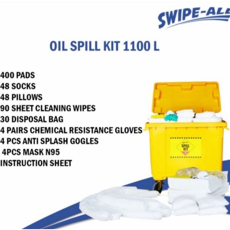 Jual Swipe-All P95 Oil Spill Kit (Kapasitas 1100 Liter) 14 orang ...