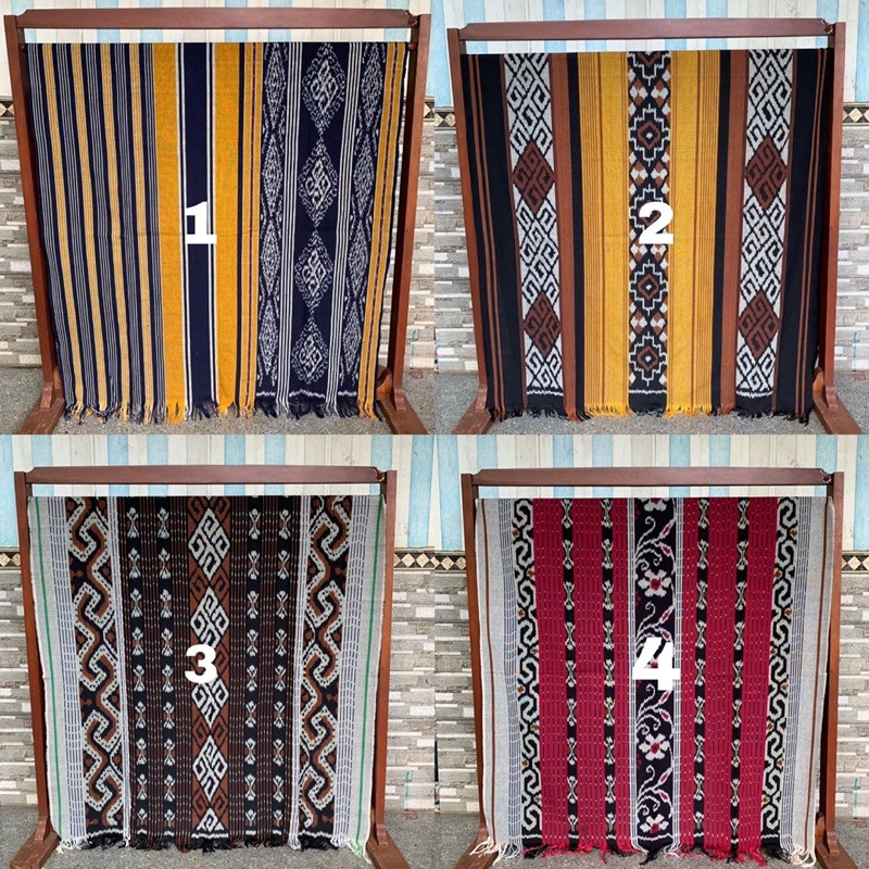 Jual kain tenun ethnic blanket jepara toraja paruki mawar | Shopee ...