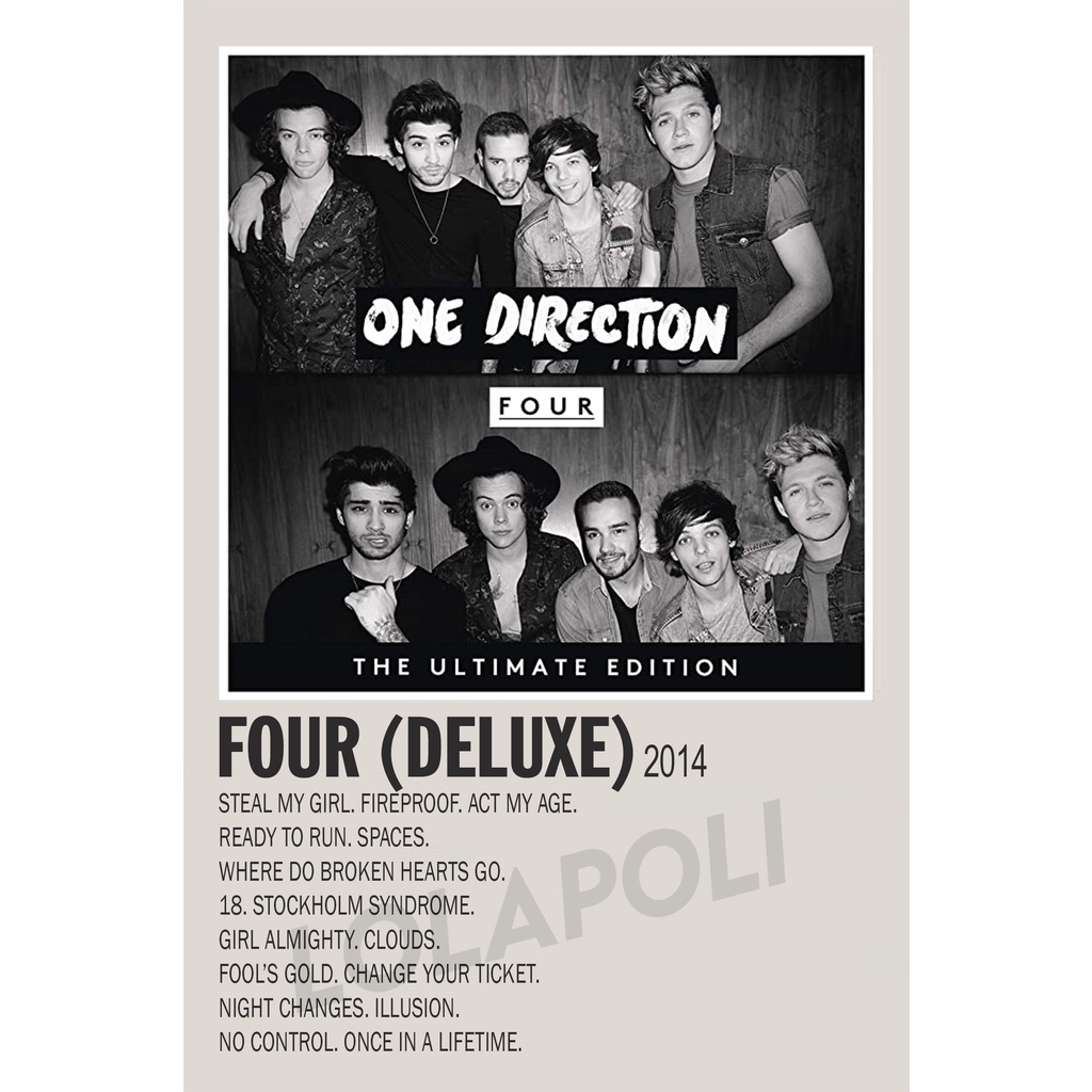 Jual Poster Cover Album Four (Deluxe) - One Direction | Shopee Indonesia