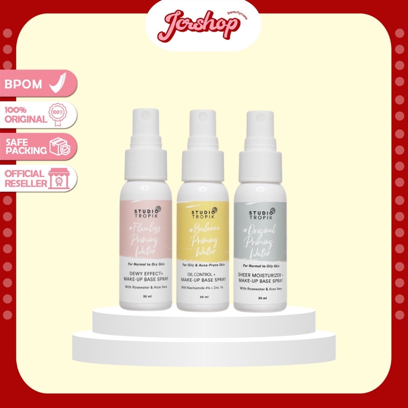 Jual STUDIO TROPIK Priming Water Series 30ml - Flawless | Balance ...