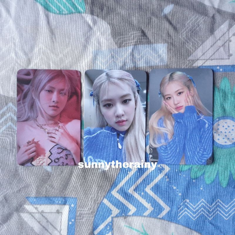 Jual [ready] Rosé R Photocard Benefit Ktown4u Pc Po Pob Pre Order Ktown