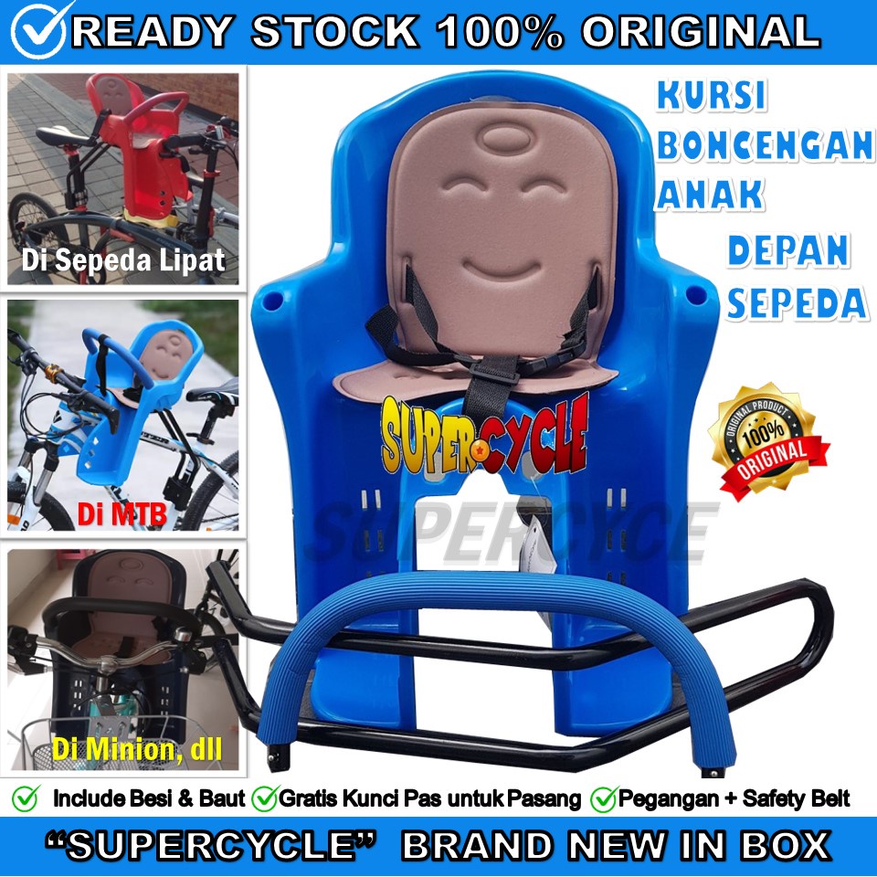 Jual Kursi Depan Boncengan Sepeda Anak Murah Kuat Bahan Tebal Merek ...