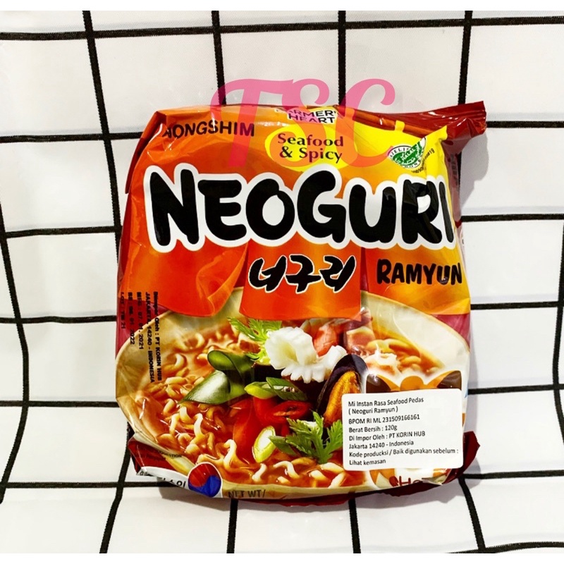 Jual Nongshim Neoguri Ramyun Seafood & Spicy Nongshim Neoguri Noodle ...
