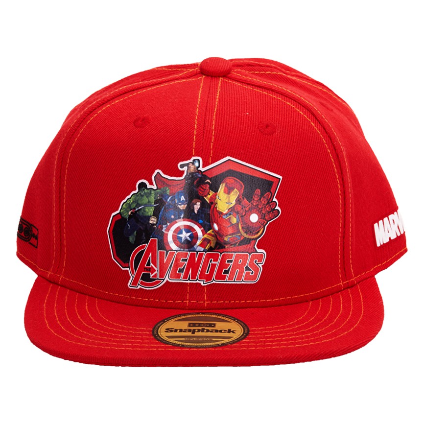 Jual Disney Marvel The Avengers Snapback Cap - Red | Shopee Indonesia