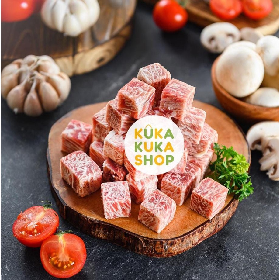 Jual Daging Sapi Beef Saikoro Wagyu Cubes Meltique FRESH CUT! | Shopee ...