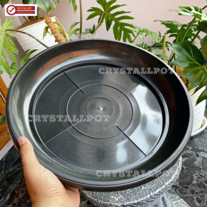Jual tatakan alas pot bunga nkt 40 hitam 37cm untuk pot 40cm - TATAKAN ...
