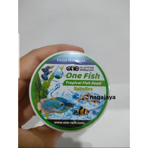 Jual Makanan ikan pelet ikan one fish tropical Spirulina makanan ikan ...