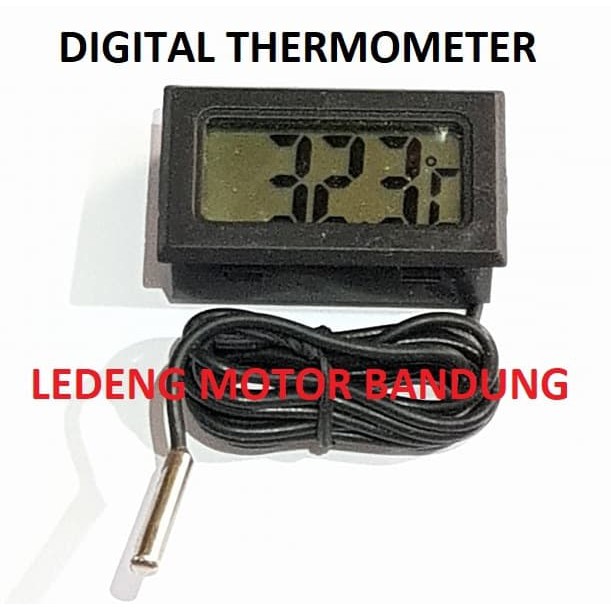 Jual Thermometer Digital Suhu Kabel Sensor Waterproof Termometer Probe ...