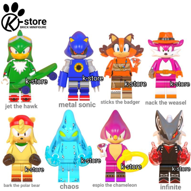 Jual lego sonic the hedgehog jet metal sonic sticks nack bark chaos ...