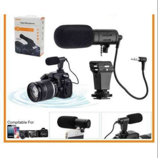 Jual Mikrofon kamera mic camera video Canon Nikon DSLR foto photography ...