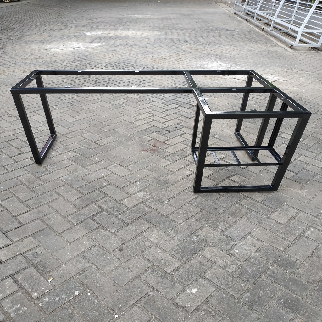 Jual Rangka Meja Besi Kantor Office Komputer Meja L Custom | Shopee ...