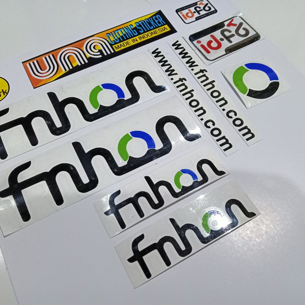 Jual stiker fnhon paket cutting stiker folding bike sepeda lipat gowes ...