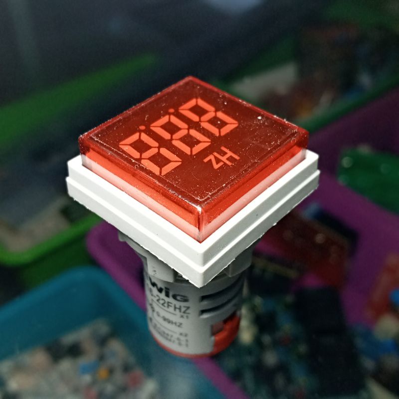 Jual Pilot Lamp LED With HZ Indicator Kotak 22mm 220VAC EWIG. | Shopee ...