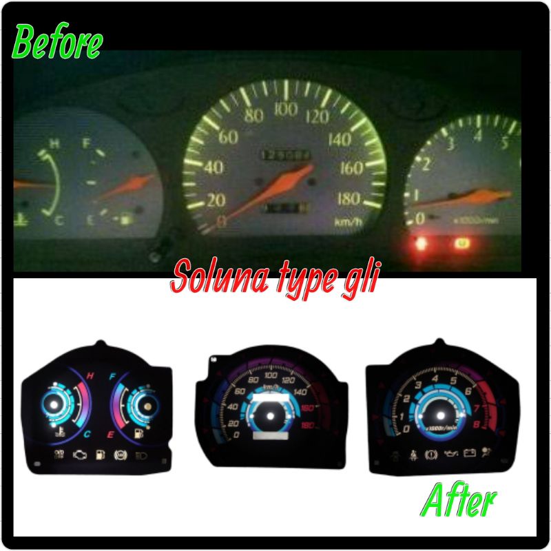 Jual Soluna GLI (Papan Speedometer Variasi) | Shopee Indonesia
