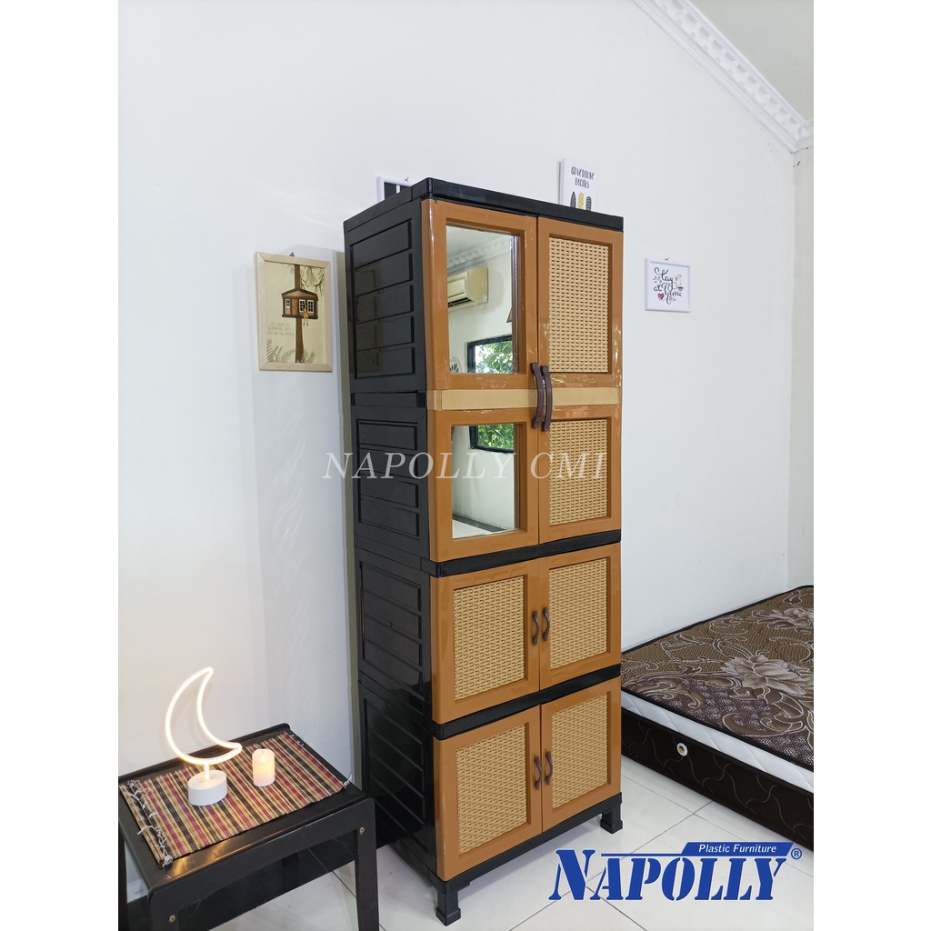 Jual Napolly Cabinet Rotan Sintetis CRS 1GX36.2C | Shopee Indonesia