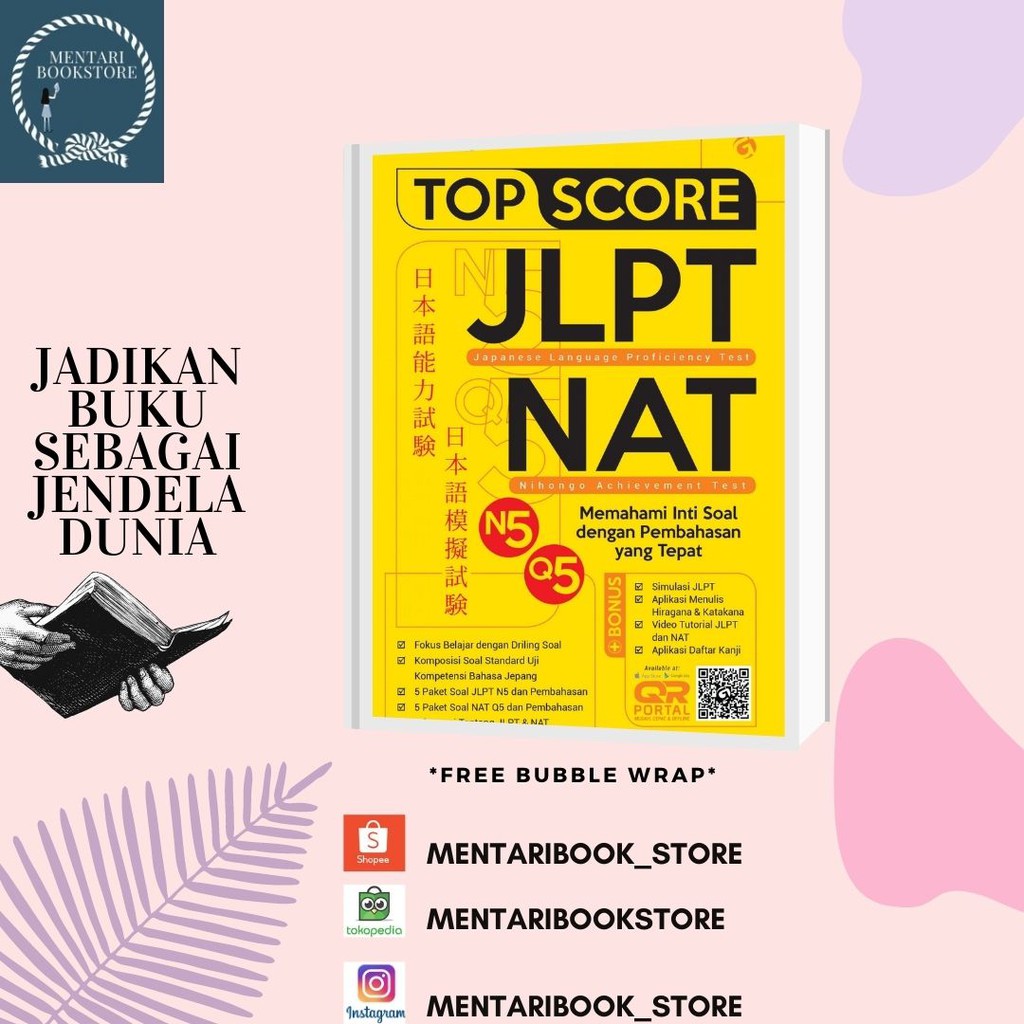 Jual TOP SCORE JLPT - NAT JAPANESE LANGUAGE FROFICIENCI TEST AND ...