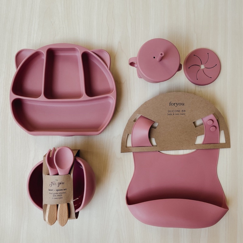 Jual FORYOU - BABY PANDA SUCTION FEEDING SET (FULL SET) | Shopee Indonesia