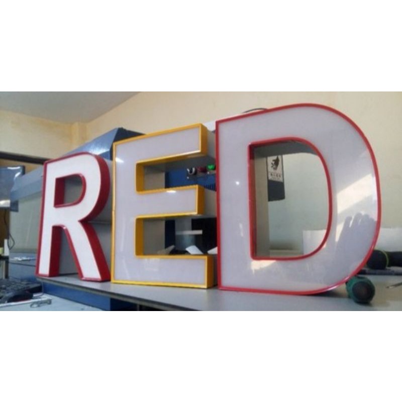 Jual Huruf Timbul Acrylic 3D , Stainless & Galvanis | Shopee Indonesia