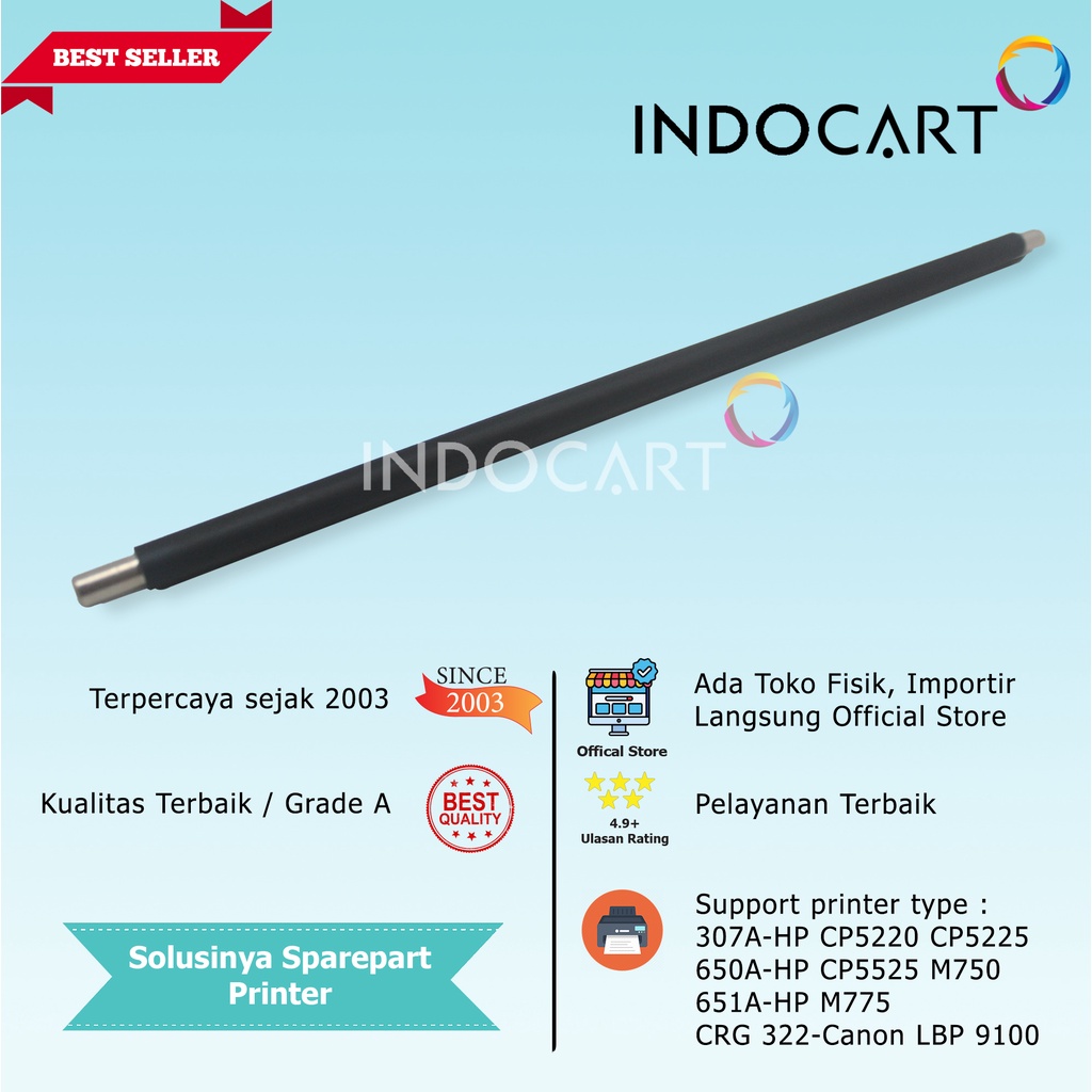 Jual PCR Primary Charge Roller 307A 650A 651A-HP CP5225 CP5525 Canon CRG322 | Shopee Indonesia