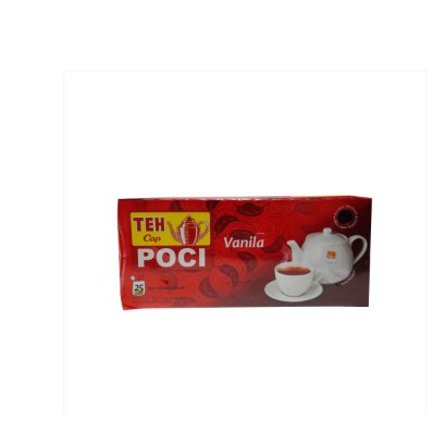 Jual Teh Cap Poci Vanilla ( 25 Tea bag x @2gr ) | Shopee Indonesia