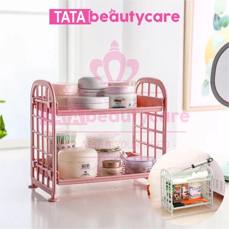 Jual [250gr] T446 | Rak Susun Plastik Mini Serbaguna | Rak Meja Rakit ...