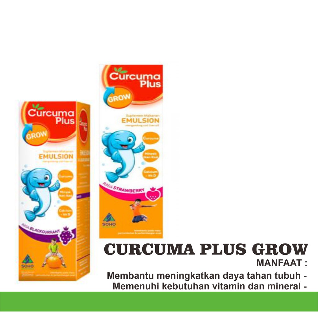 Jual Curcuma Plus Grow | Shopee Indonesia