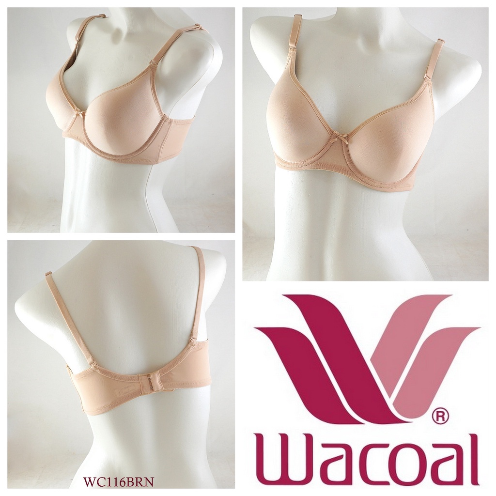 Jual Bra Wanita Brand WACOAL Venus Kawat Full cup Busa Tipis Pakaian Dalam Underwear WC116 ...