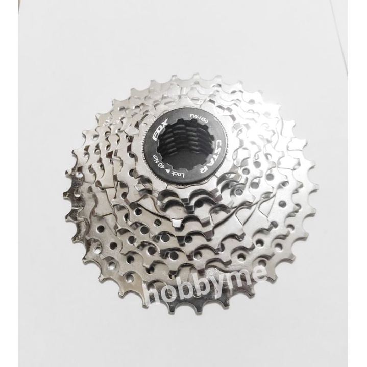 Jual Sprocket Sepeda 8 Speed CStar HG50 Tipe Cassette Warna Chrome ...