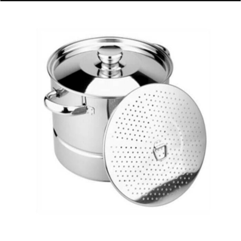 Jual stock pot w/steamer 30cm Bima prima X1 kap 20L BP2007330ST / panci ...