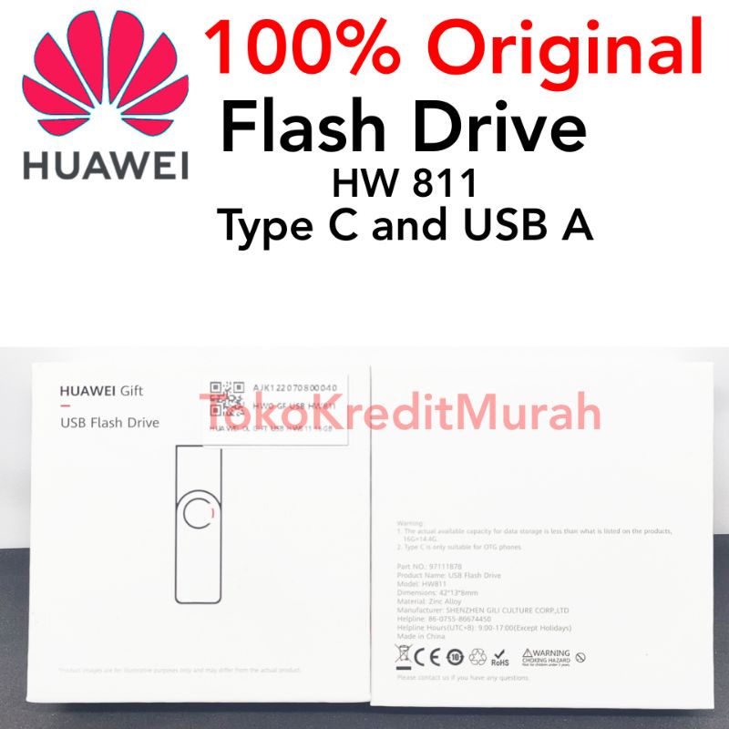 Jual Huawei Original Flash Drive OTG Type C USB 3.0 Flashdisk HW811 ...