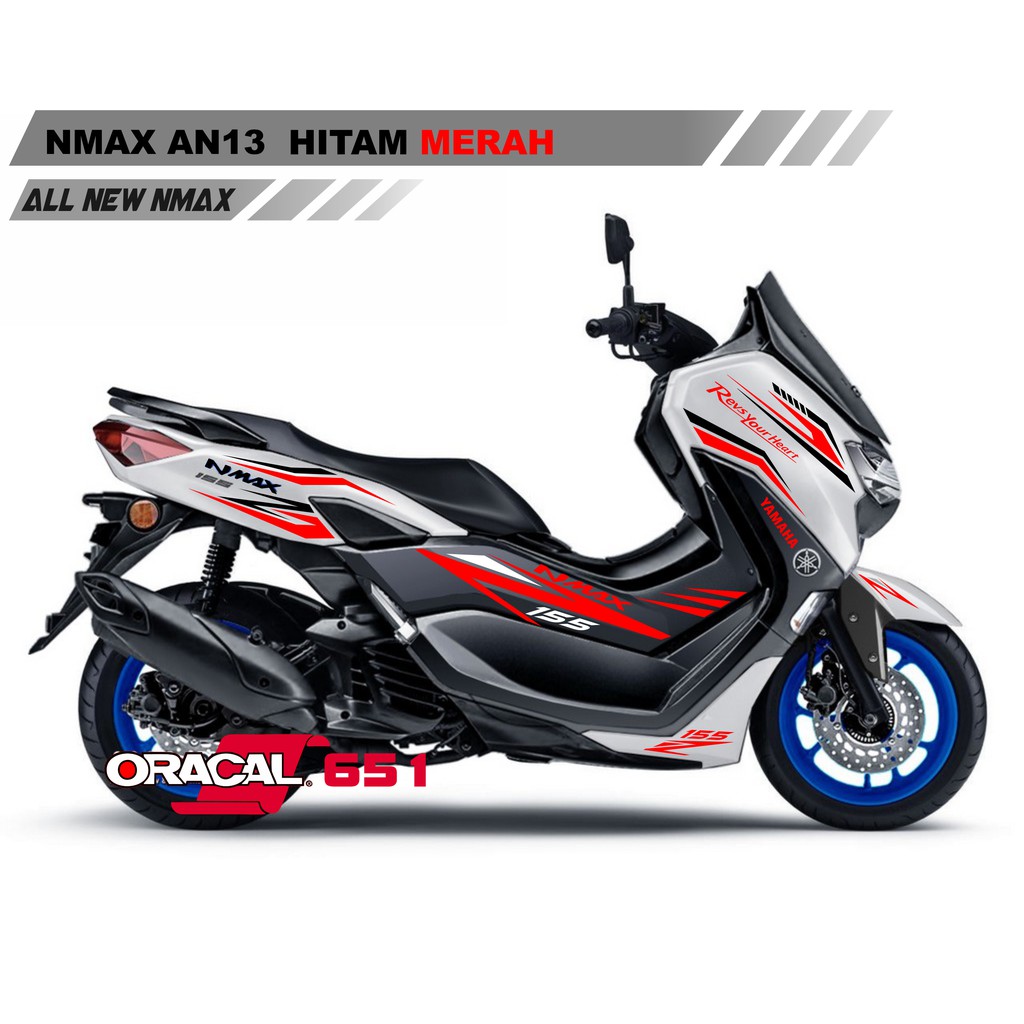 Jual STIKER ALL NEW NMAX PUTIH CUTTING STICKER | Shopee Indonesia