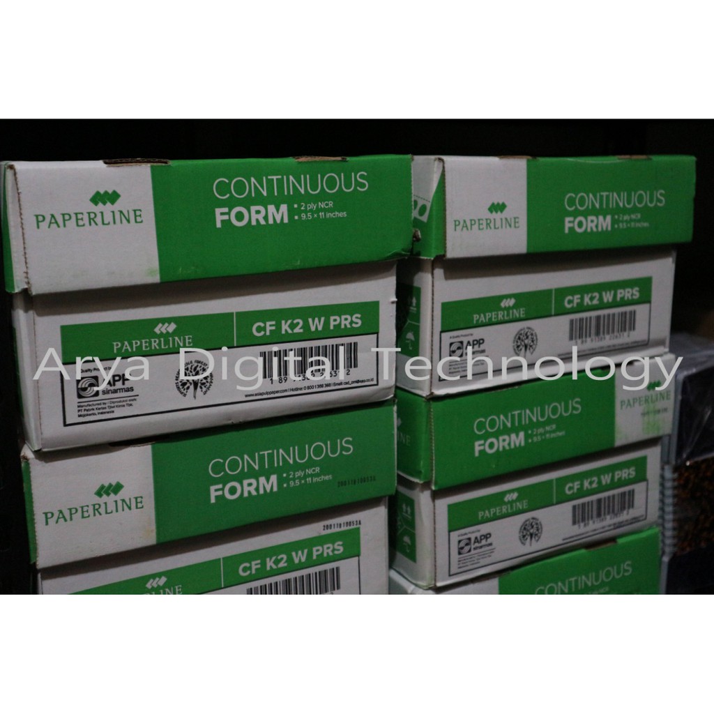 Jual Paperline Continuous Form 2ply NCR CF K2 W Continous Form GOJEK ...