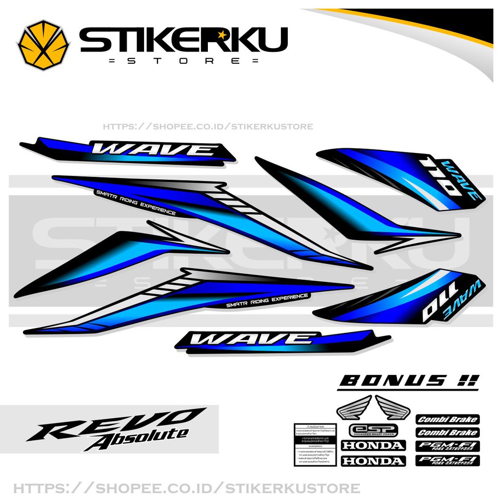 Jual STRIPING ABSOLUTE REVO / STIKER REVO / STRIPING REVO 110 / STICKER ...